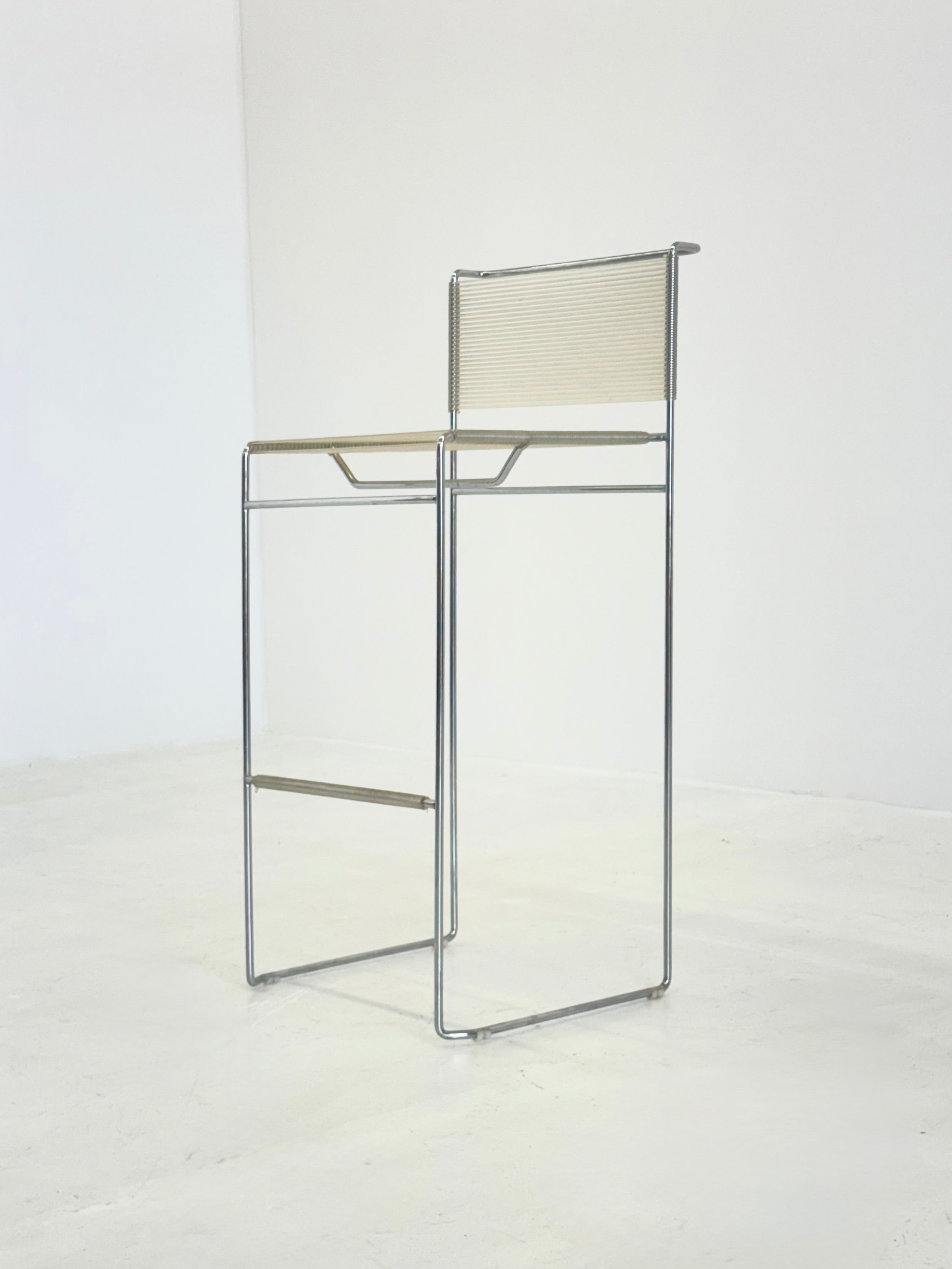 Italiaans design Flyline barkruk van Giandomenico Belott – Wintage